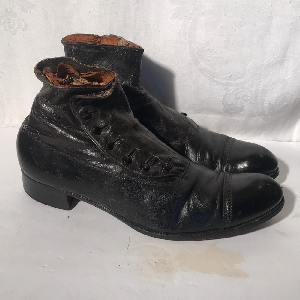 Antique 1850’s Button Boots (Victorian Era) - Gem